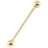 Zircon Steel Industrial Scaffold Barbells 1.6mm 30-40mm (Gold colour ...